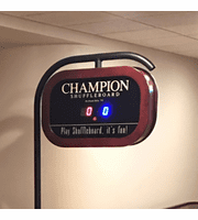 Shuffleboard Table Scoreboards for Sale | The Shuffleboard Federation