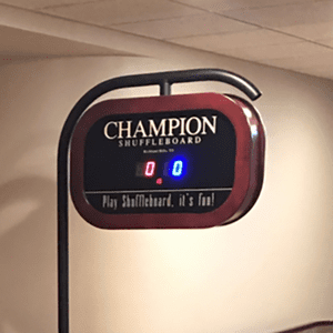 Shuffleboard Table Scoreboards for Sale | The Shuffleboard Federation