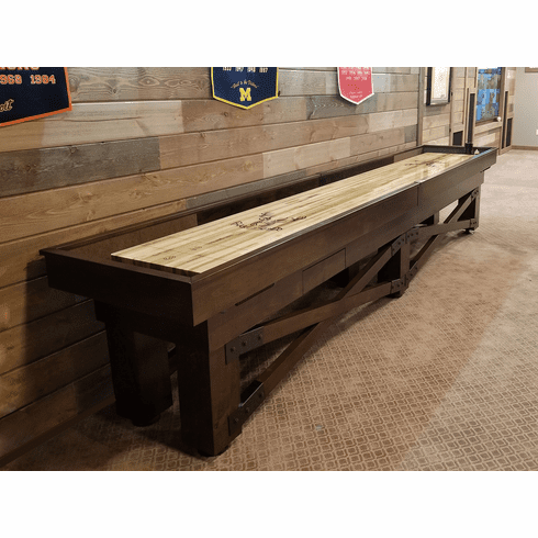 22' Champion Rustic Shuffleboard Table